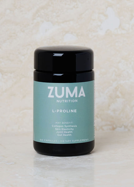 L-Proline Supplement - Free Form Capsules | Zuma Nutrition
