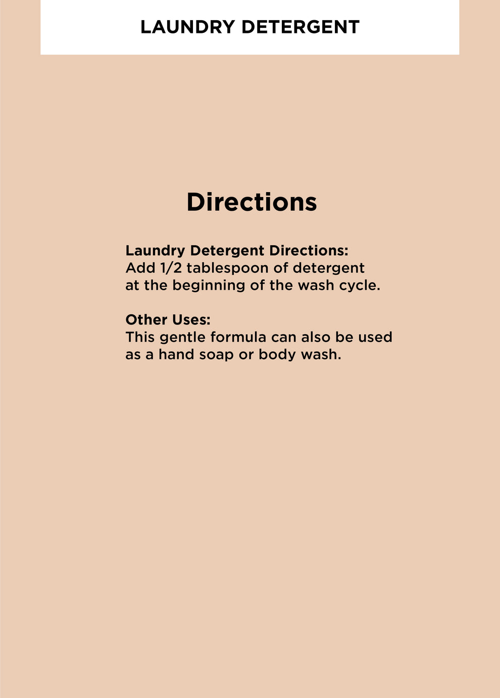 Organic Laundry Detergent Concentrate | 64 Loads – Zuma Nutrition