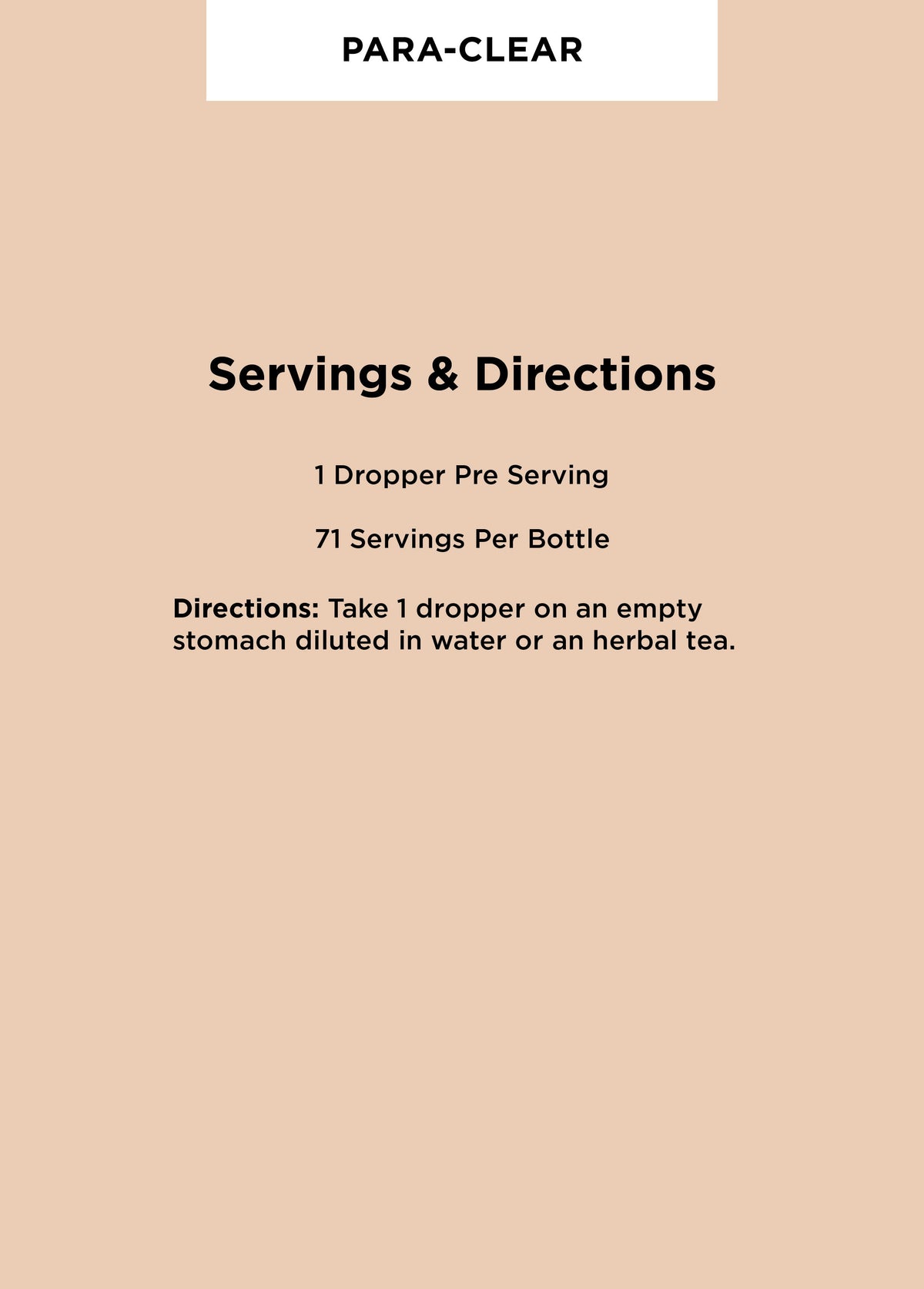 Para Clear Formula | Zuma Nutrition