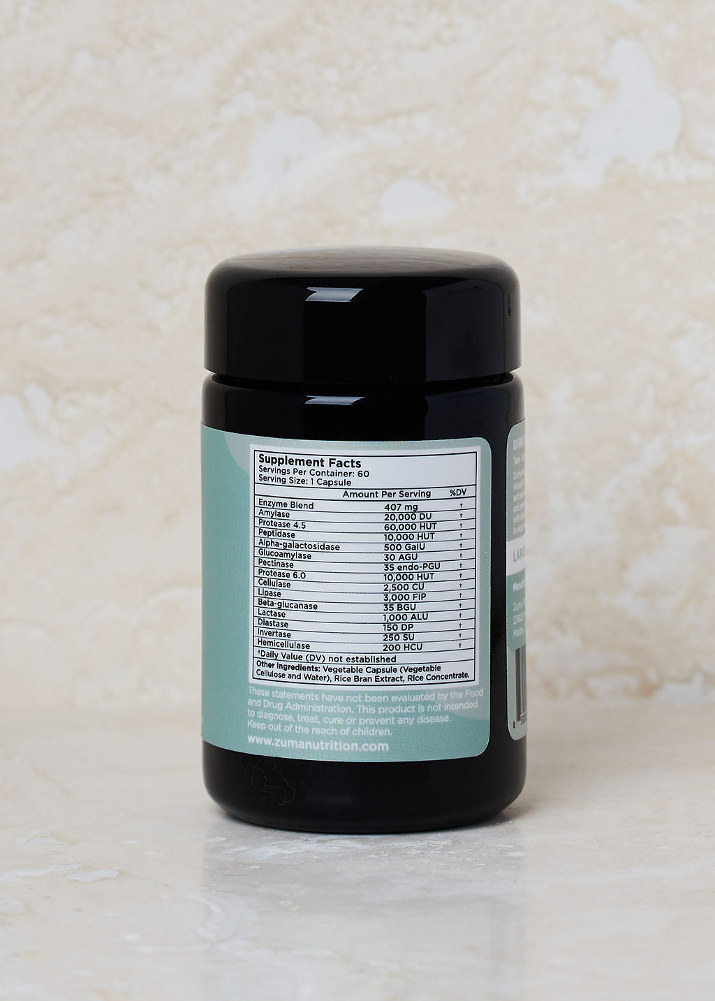 Digestive Enzyme Complex - Digestion Supplement | Zuma Nutrition